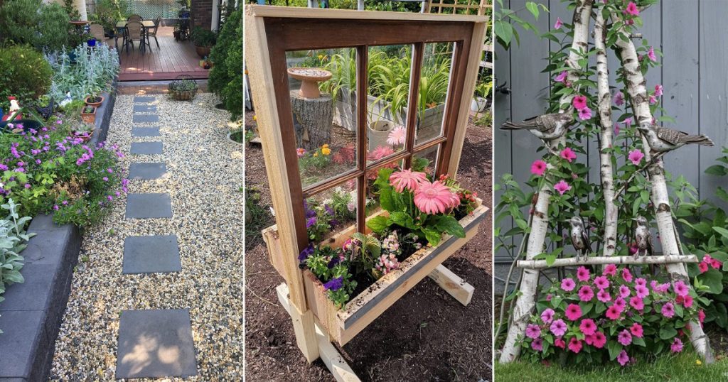 Genius Garden Ideas Using Recycled Materials ⋆ HTGT
